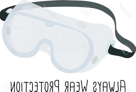 Safety Goggles Vector At Vectorified Collection Of Safety Goggles