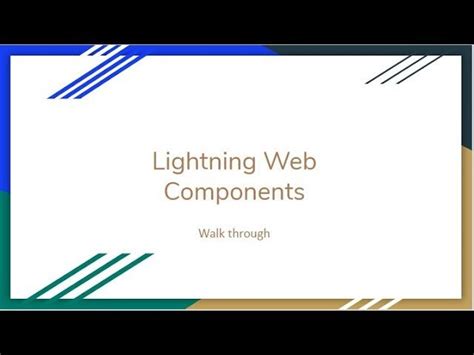 Free Video Lightning Web Components From Youtube Class Central