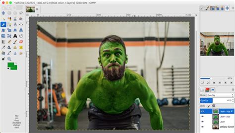 how to turn yourself into hulk with gimp better tech tips