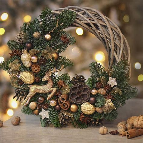 новогодние рождественские венки своими руками Décoration Noel Fait Main Decoration Noel Deco