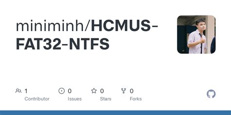 GitHub Miniminh HCMUS FAT NTFS