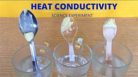 Heat Conductivity Heat Conduction Science Experiment Butter On Spoon Conductor