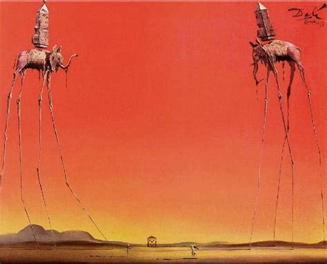 Elefantes De Dali Dali Elephant Stencil