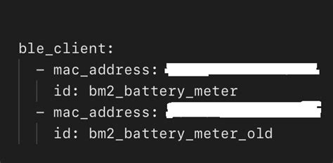 Bm2 Battery Monitoring Using Ble Tracker Component Page 3 Esphome