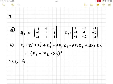 Solvedlet A Verify That X Is Rank Deficient A Verify That X Is