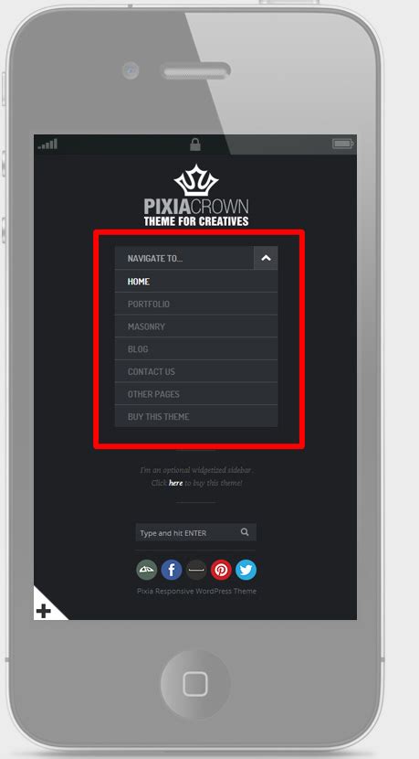 Responsive Solutions To Design Menu Navigation In Low Resolution Mobile Screens
