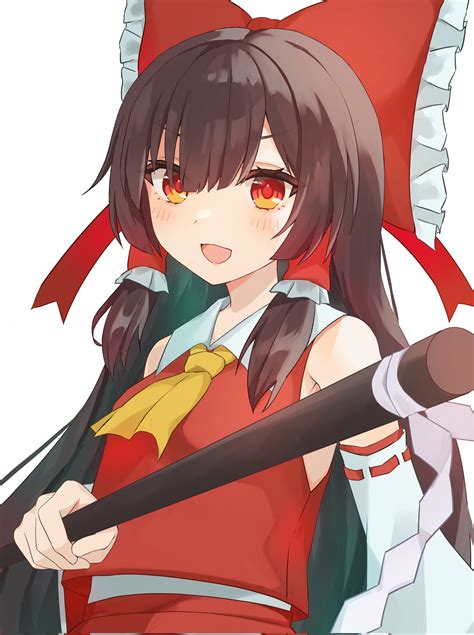 Hakurei Reimu Touhou Drawn By Ynuo02 Danbooru