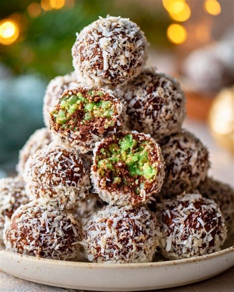Peppermint Crisp Tim Tam Christmas Balls Easy No Bake Treat