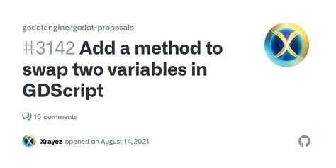 Add A Method To Swap Two Variables In Gdscript · Issue 3142