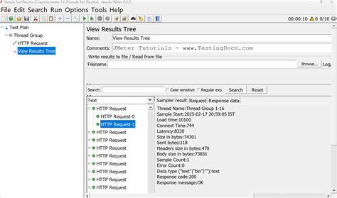 Jmeter Request Sampler Testingdocs