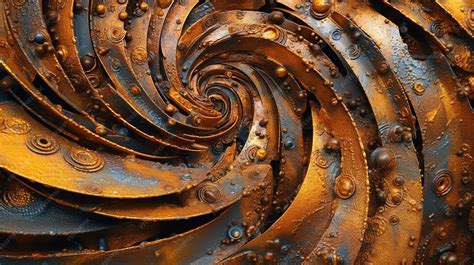 Premium Ai Image The Art Of Metal Sculptures Background Wallpaper