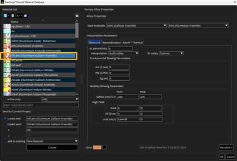 Creating And Modifying Electrical Materials From A Script Ansys Optics