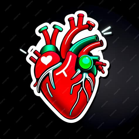 Premium Photo Heart Shaped Stickers 3d Hearts With Different Designs