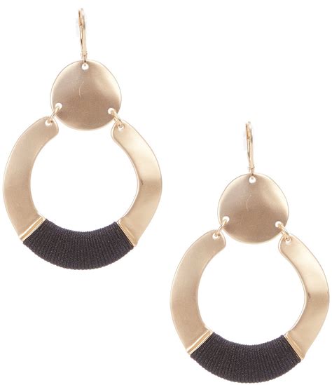 Southern Living Circle Wrap Orbital Drop Earrings Dillards