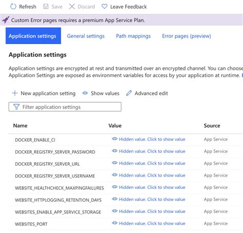 Python Configuring Azure App Service To Pull From Acr But Nothing Works And No Deployment