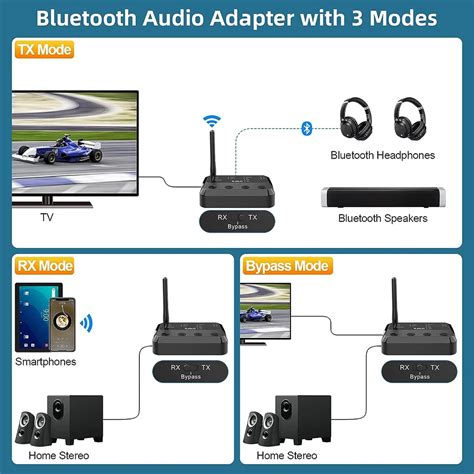 Custom Bluetooth Audio Transmitter Receiver 3 In 1 1mii B310 Up To 20h