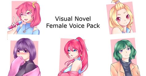 Visual Novel Voice Pack Female Voices Sound Fx Unity Asset Store
