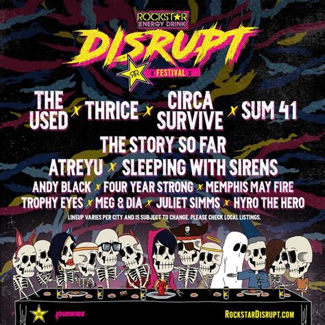 Rockstar Presents Disrupt Festival 2019 Lineup • Musicfestnews
