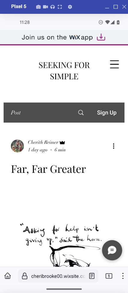 Cheribrooke Wixsite Site Is Not Usable Issue Webcompat Web Bugs GitHub