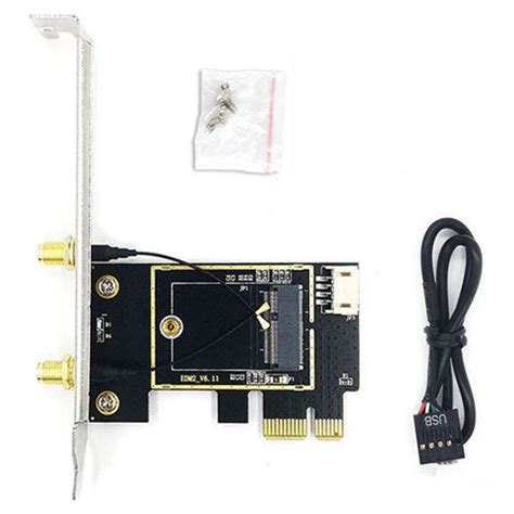Ngff M 2 To Pcie Network Card Adapter Card Supports Ngff M 2 Wireless Network Card Th