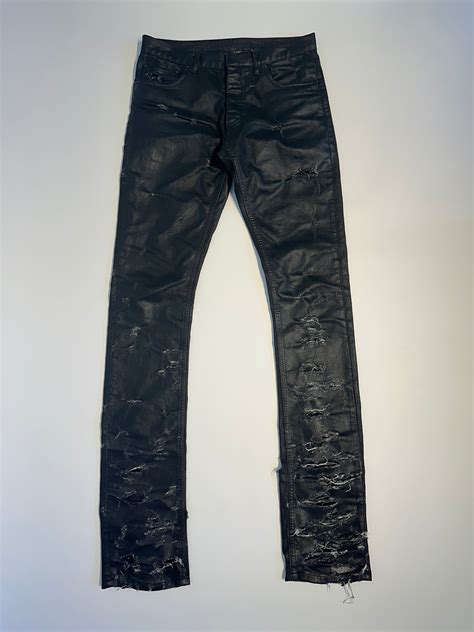 Dior Homme Ss04 Strip Denim Scab Rags