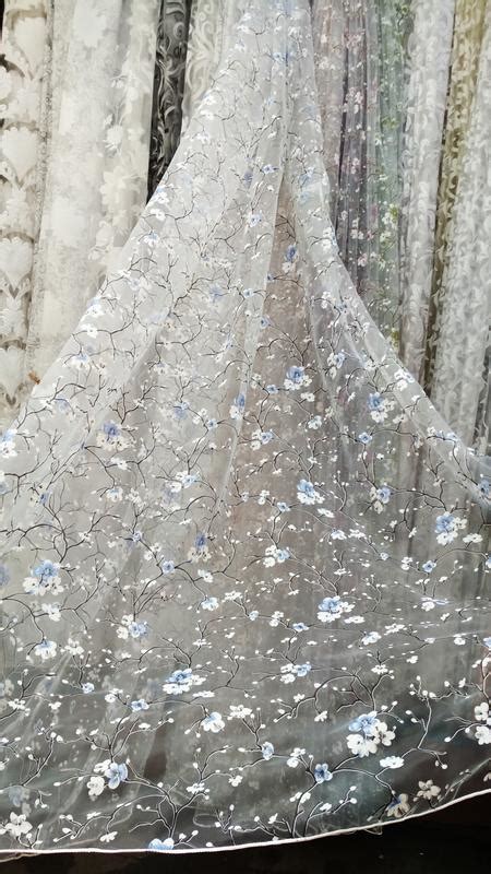 Тюль з квітами сакура — ціна 160 грн у каталозі Тканини Купити товари для спорту за доступною