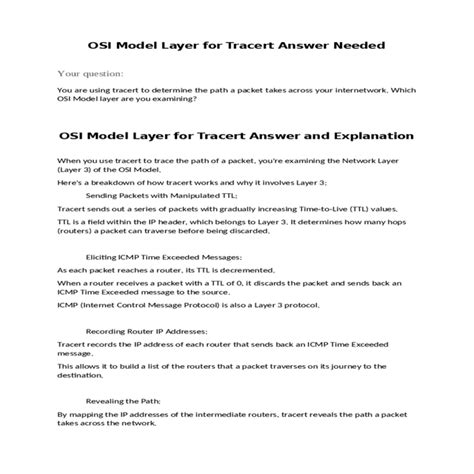 Its Ttl Decremented Router Receives Packet With Ttl
