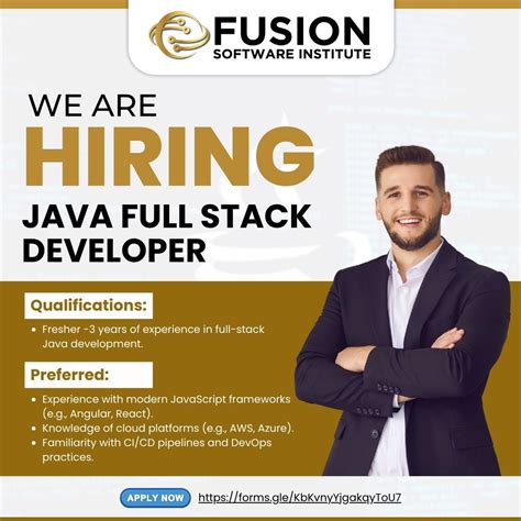 Hiring Javadeveloper Joinourteam Fusionsoftwareinstitute Techjobs Softwaredevelopment