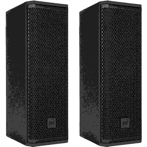 Rcf Nxl 14 A Active 2 Way Column Speaker Pair Black Sweetwater
