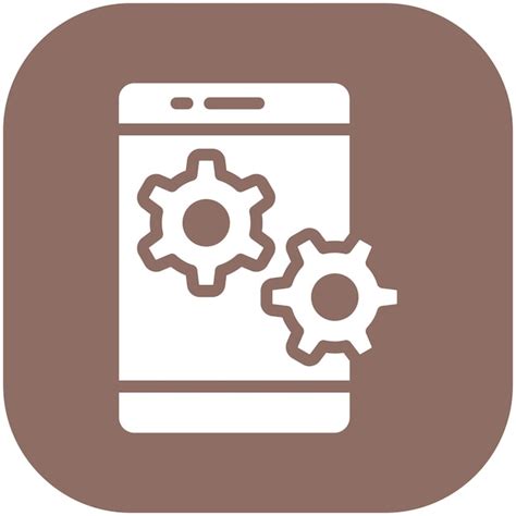 Premium Vector Mobile Configuration Vector Icon Illustration Of Online Marketing Iconset