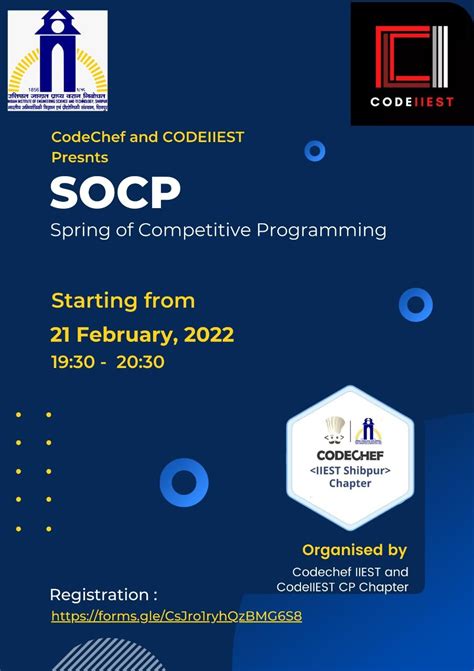 Codechef Iiest Chapter On Linkedin Competitiveprogramming Codechef