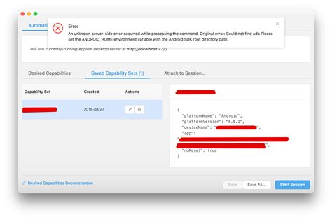 Original Error Could Not Find Adb Please Set The ANDROID HOME