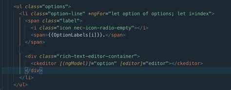 Unable To Use Ckeditor In Ngfor · Issue 85 · Ckeditorckeditor5 Angular · Github