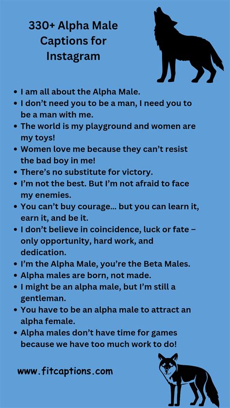 350 Alpha Male Captions For Instagram