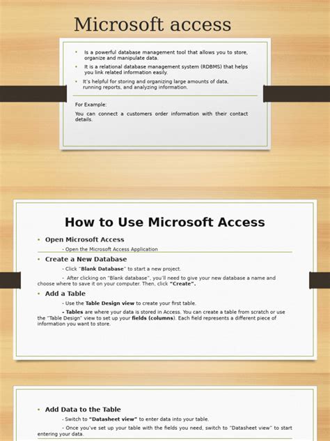 Module 4 Microsoft Access Pdf Microsoft Access Databases
