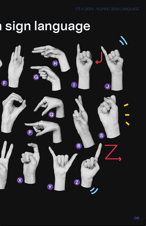 Its A Sign Filipino Sign Language On Behance