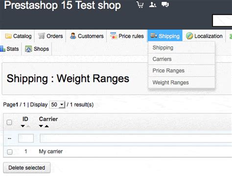 Overview Of How To Create A New Carrier In Prestashop 15 Web Hosting Hub