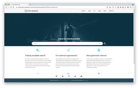 Github Ipfs Searchdweb Search Frontend Frontend For Ipfs