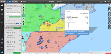 Online Mapping Tools And Features Maptive Mapping Software