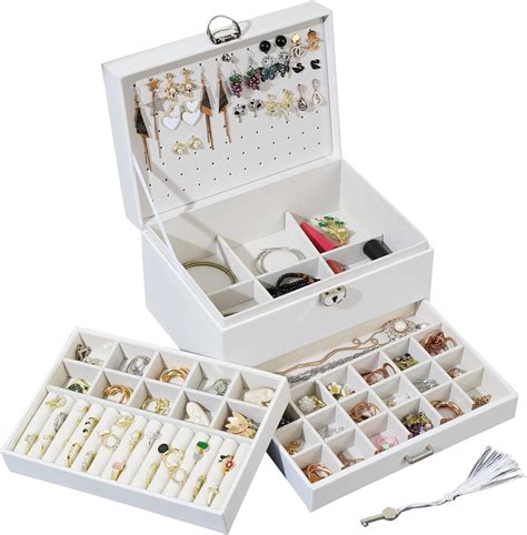 Boovo Earring Jewelry Box For Girl Ring And Necklace