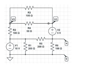 Solved I Need Help Using Supernode Analysis To Find Voltage Chegg