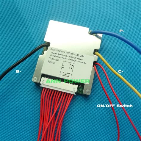 Big Sale 48v E Bike Lithium Battery Bms 13s 48v 20a Bms Charging