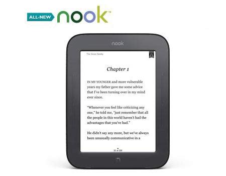 Barnes And Noble All New Nook Touchscreen Ereader Gadgetsin
