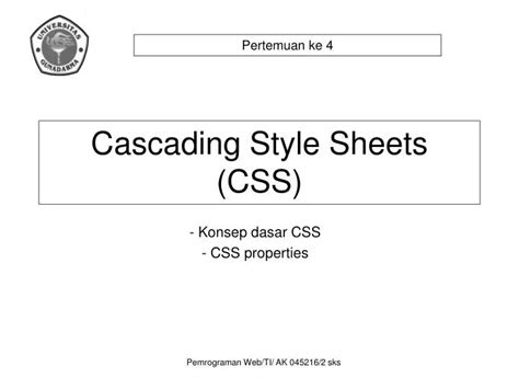 Ppt Cascading Style Sheets Css Powerpoint Presentation Free