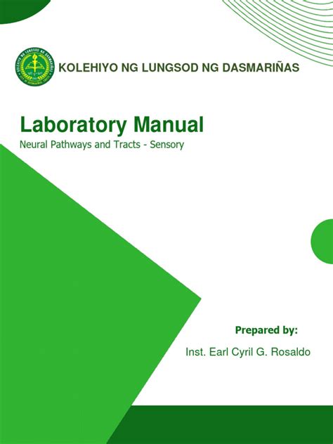 Lab 5a Neural Pathways Tracts Sensory Pdf Somatosensory System Neuropsychological Assessment