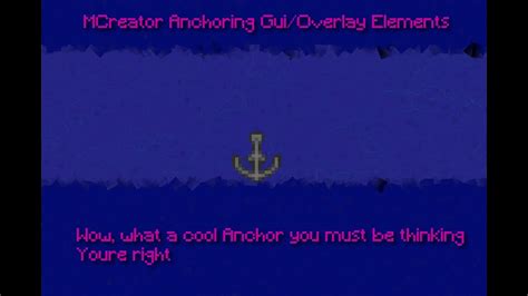 Mcreator Tutorial Anchoring Overlaygui Elements Easy Youtube