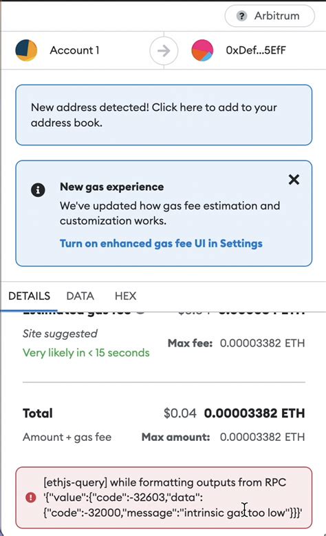 Arbitrum Swaps Not Working · Issue 2747 · Tahowalletextension · Github