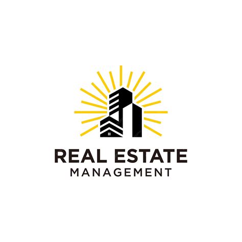 Edificio Logo Construcciones Abstract Vector Business Vector Premium