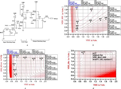 schematic of the proposed cg input matched lna and bias settling