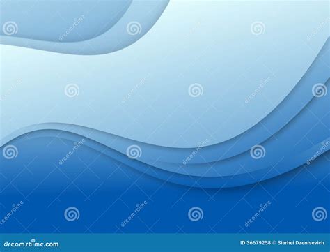 Blue Wave Curve Abstract Background Blue Pattern Halftone Gradation Vector Illustration